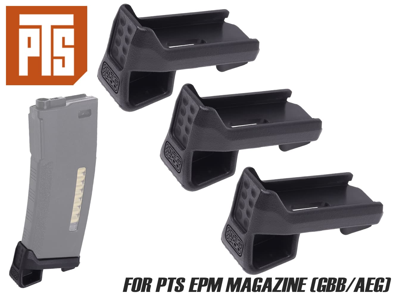 PTS MAGPOD ベースプレート 3Pcs for EPM Gen2 / PMAG | ミリタリーベース – ミリタリーベース ...